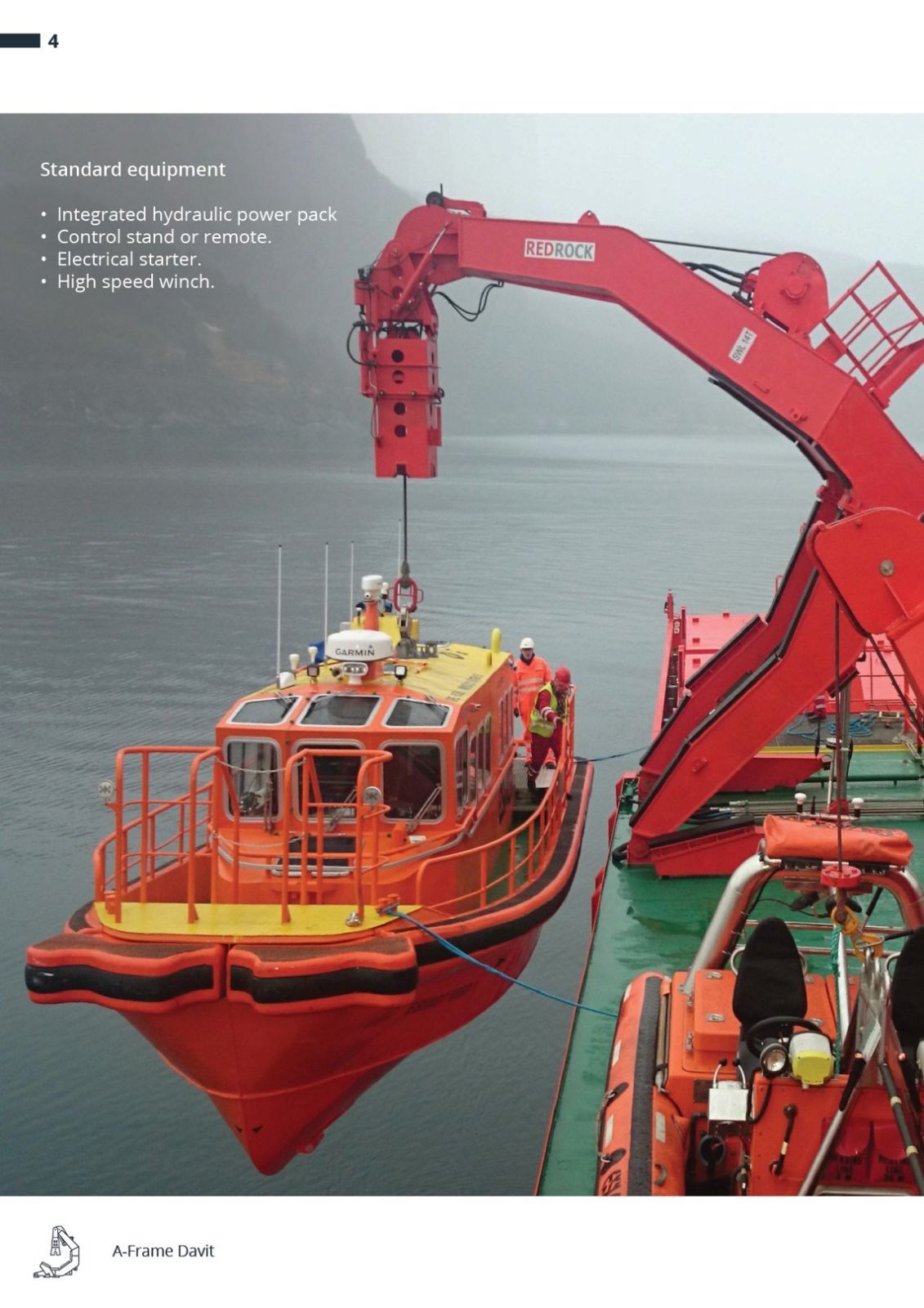 Davits Davit - AMW - Marine